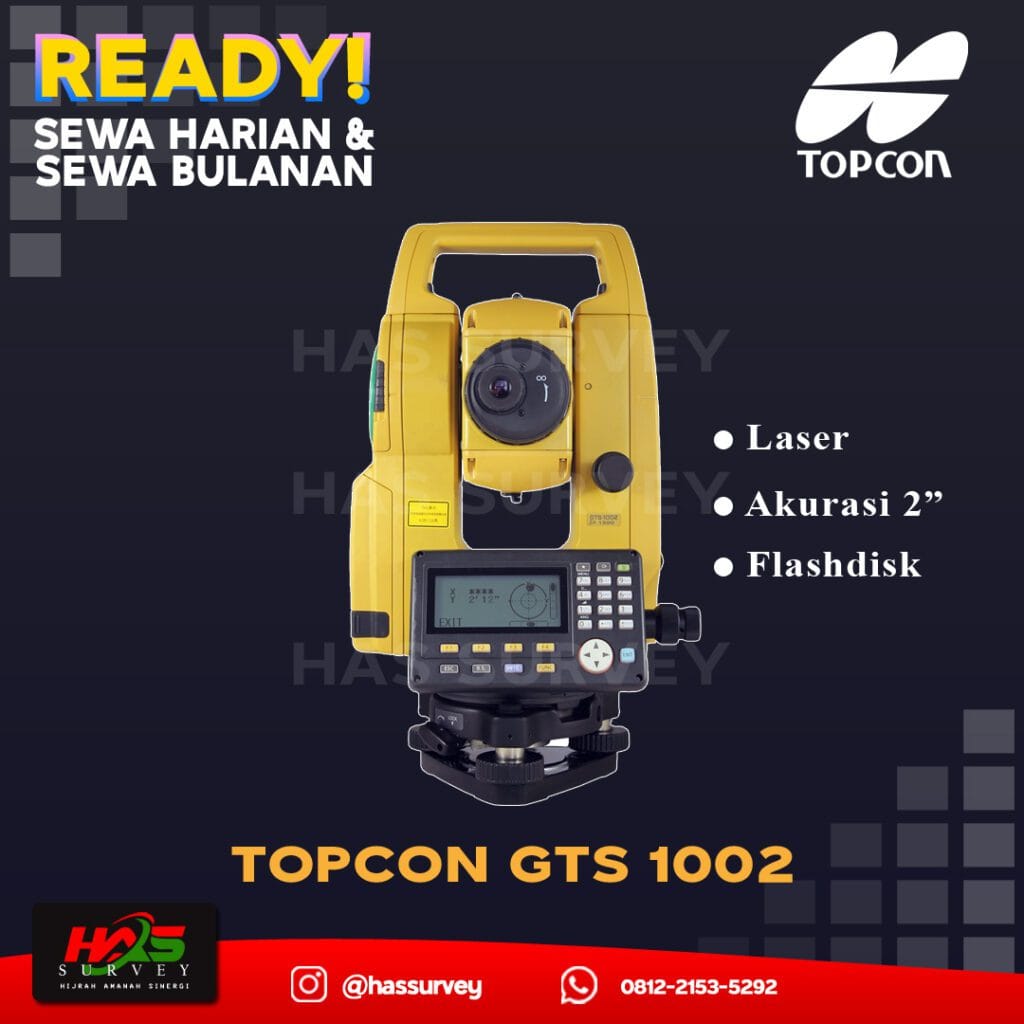TOPCON GTS 1002 - Has Survey